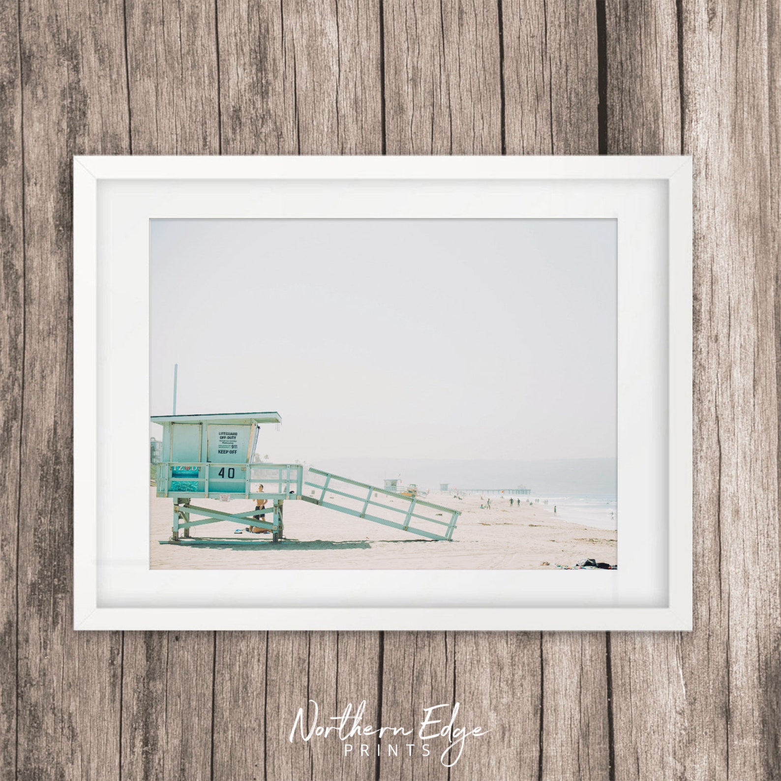 Lifeguard Print Printable Beach Art Beach Print Surf Art - Etsy