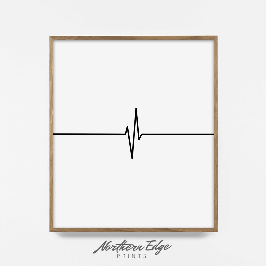 Pulse Print, Pulse Art, Life Print, Life Art, Beat Art, Inspirational ...