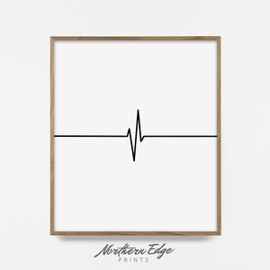 Pulse Print, Pulse Art, Life Print, Life Art, Beat Art, Inspirational ...