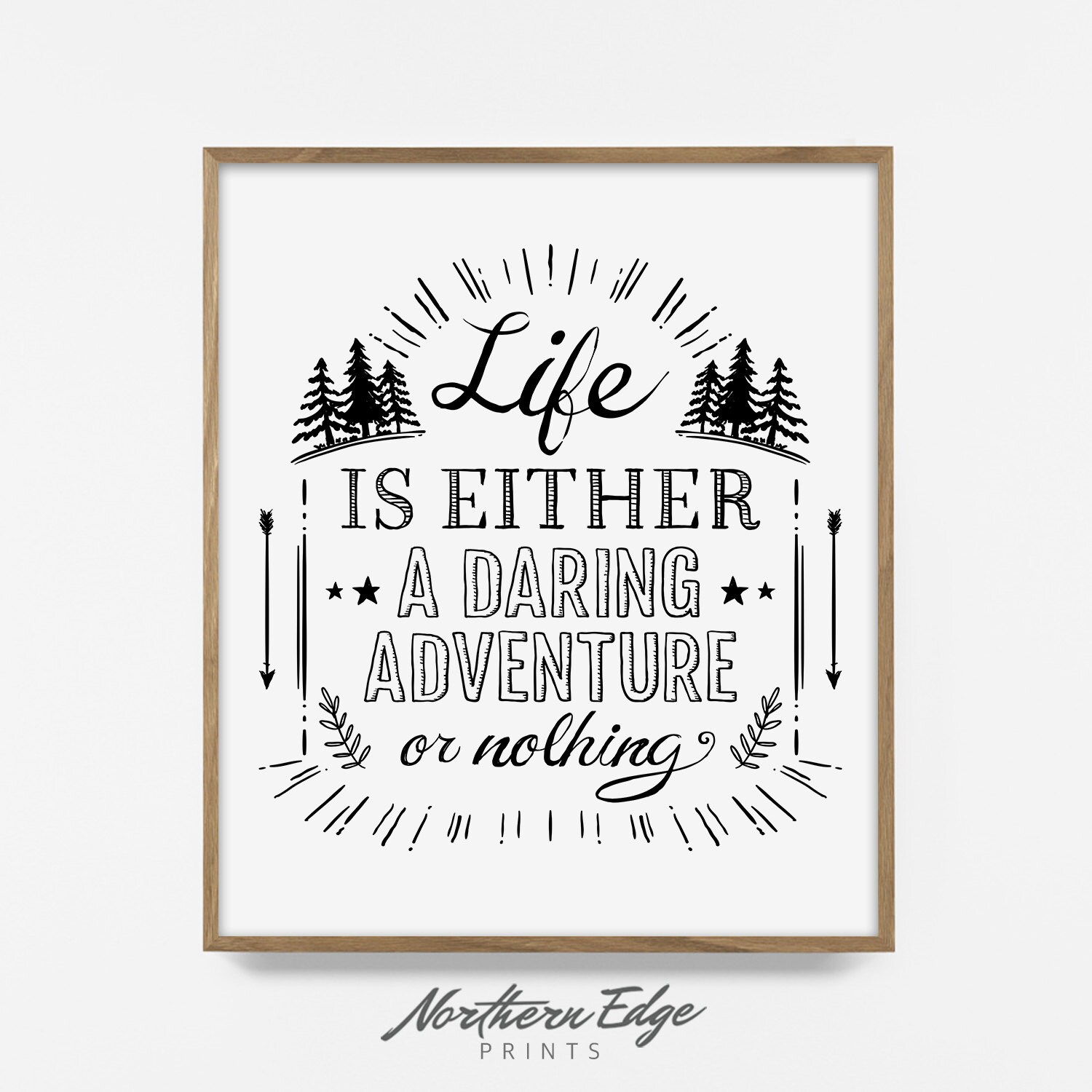 Adventure Quote Printable Adventure Quote Adventure Art - Etsy