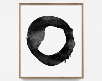 Modern Circle Art | Etsy