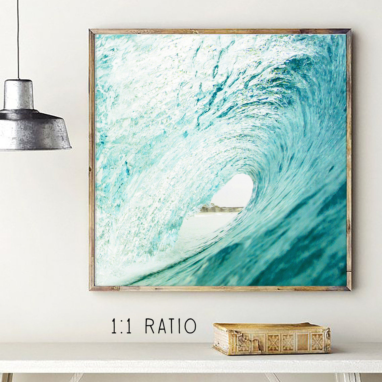 Wave print wave art beach print beach decor beach art | Etsy