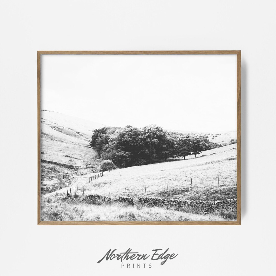 Meadow, Printable Art, Landscape Wall Art, Meadow Print, Nature Decor ...