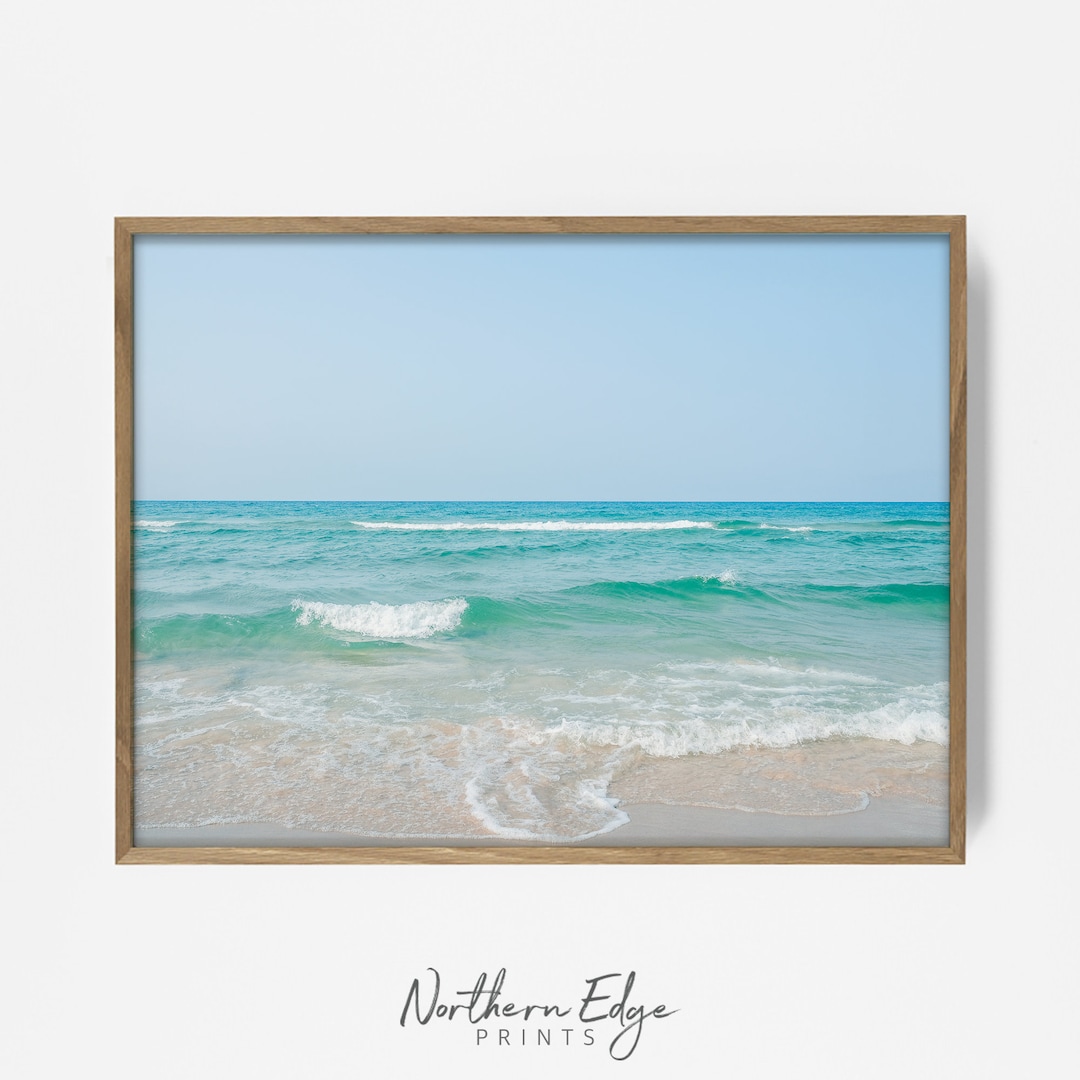 Strand Print, Wellenbild, Strandposter, Strandposter, Strandposter ...