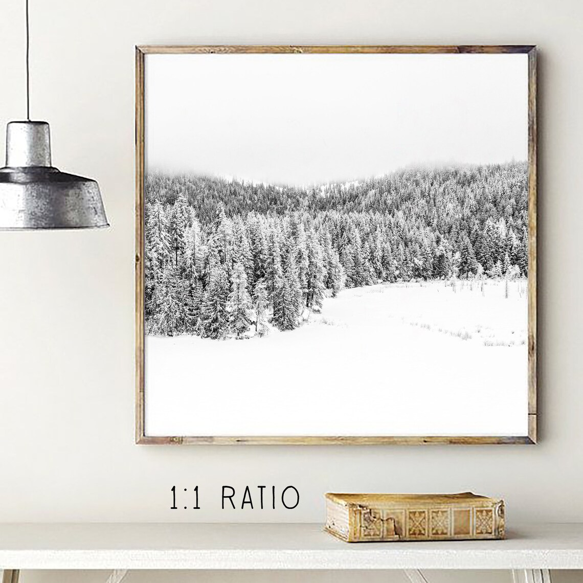 Winter Wonderland Printable Christmas Gallery Wall Art | Etsy