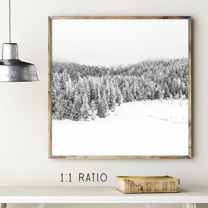 Winter Wonderland Printable, Christmas Gallery Wall Art Prints, Nature ...