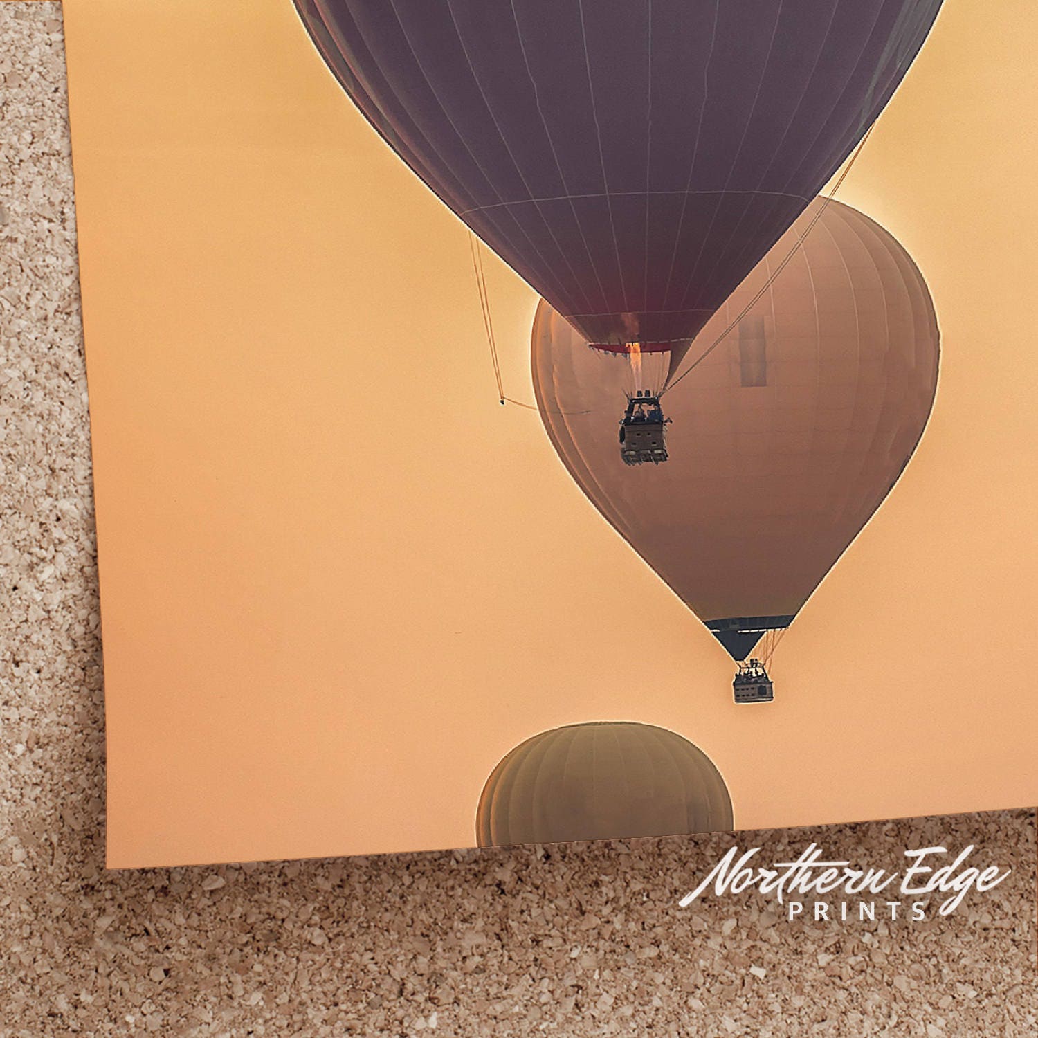 Hot Air Balloon Print Sunset Photo Printable Balloon | Etsy