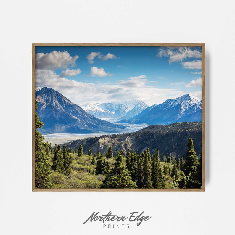 Mountain Valley Printable Photography Wanderlust Art Tree | Etsy