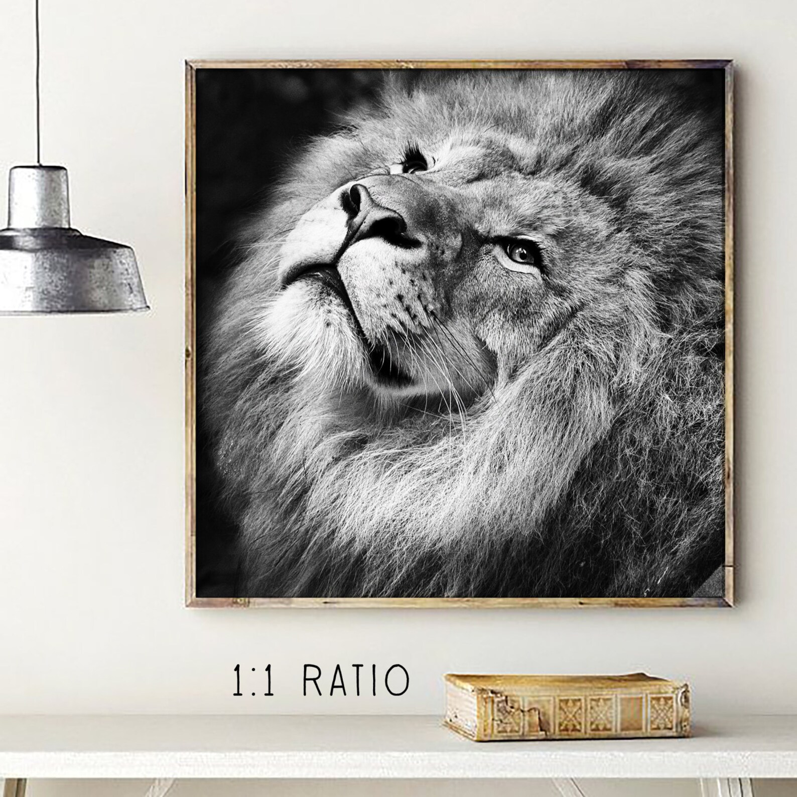 Lion Print Lion Art Animal Print Safari Print Safari Art | Etsy