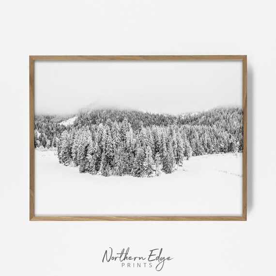 Winter Wonderland Printable Christmas Gallery Wall Art | Etsy