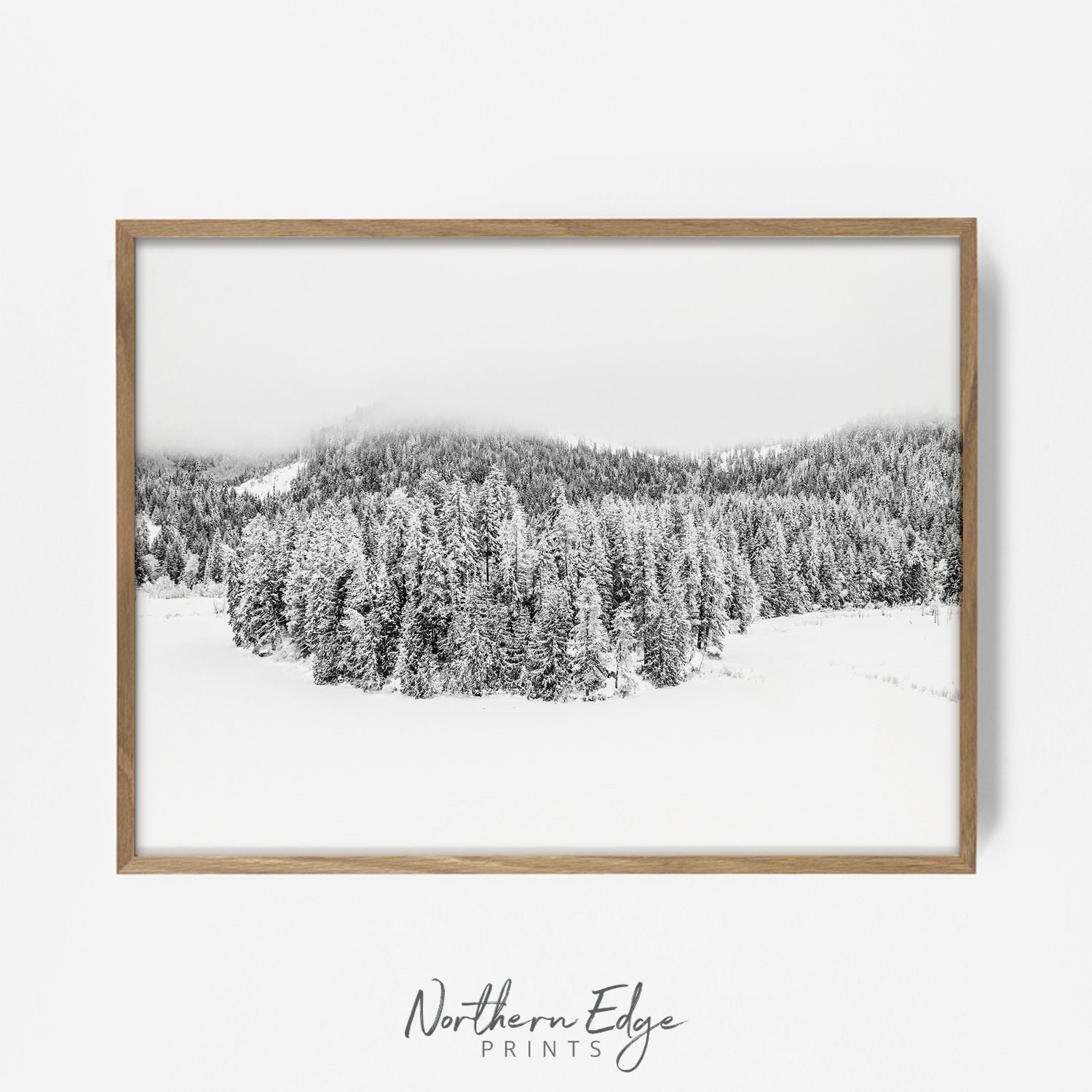 Winter Wonderland Printable Christmas Gallery Wall Art - Etsy