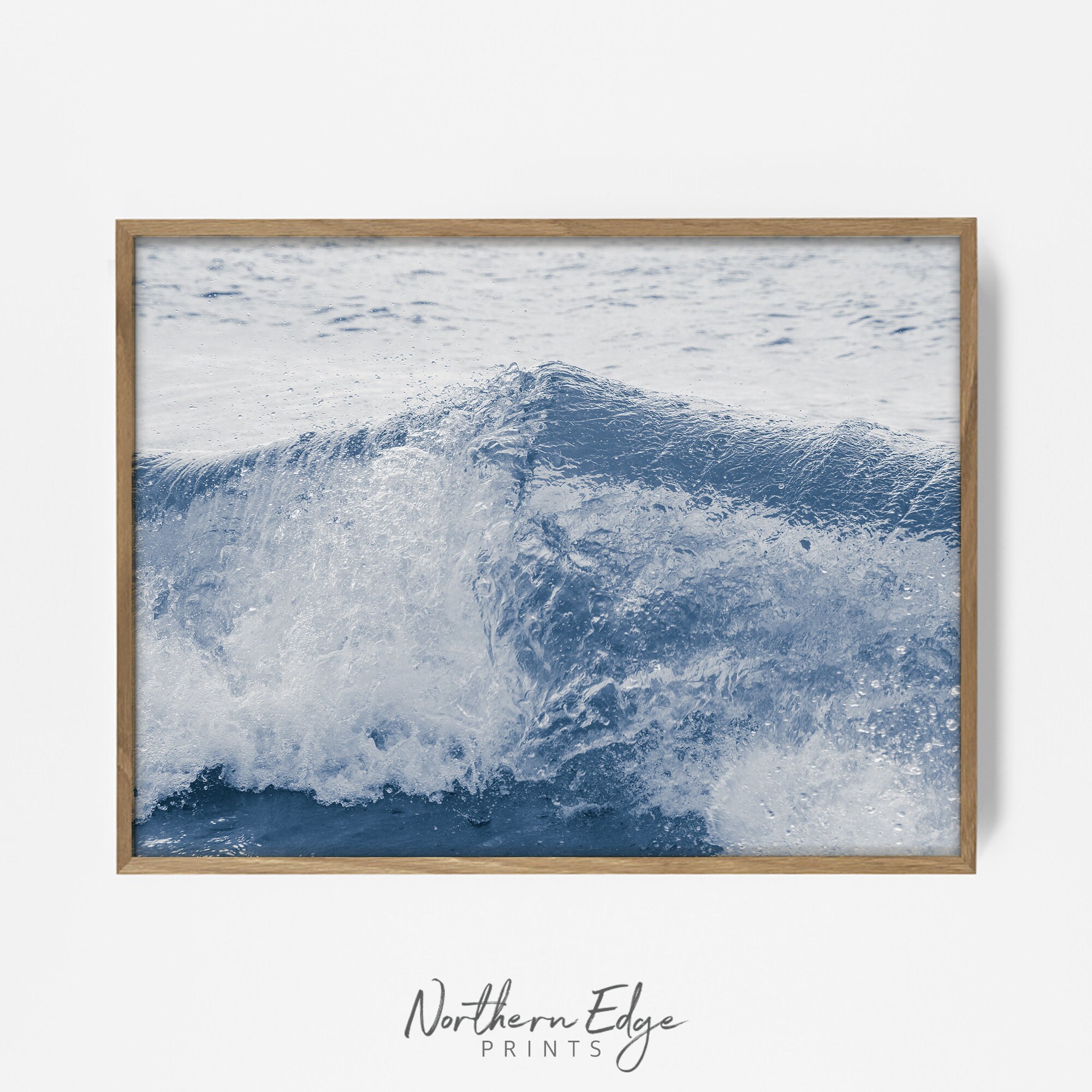 Ocean Waves Printable Photography Coastal Print Colorful - Etsy
