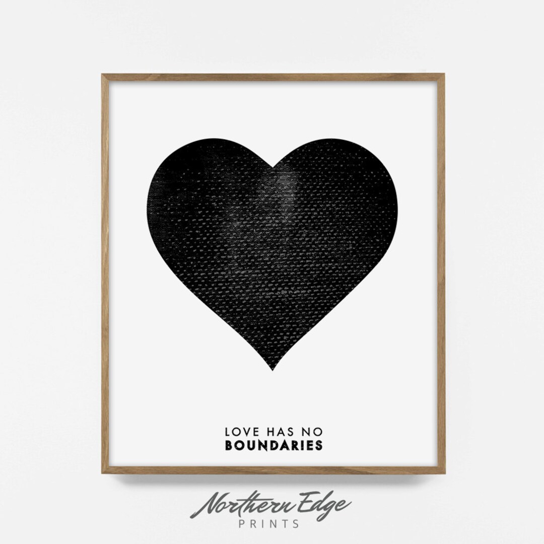 Heart, Printable Art, Love Quote Print, Printable Heart, Loft Style ...