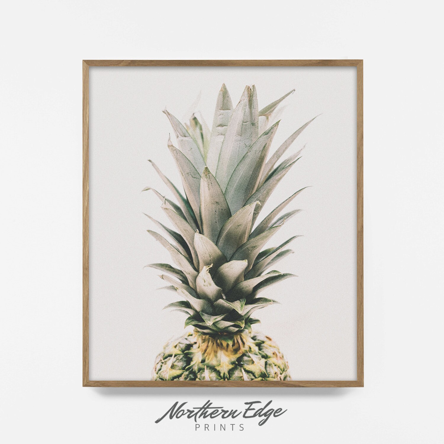 Pineapple Print Printable Pineapple Art Tropical tropical | Etsy