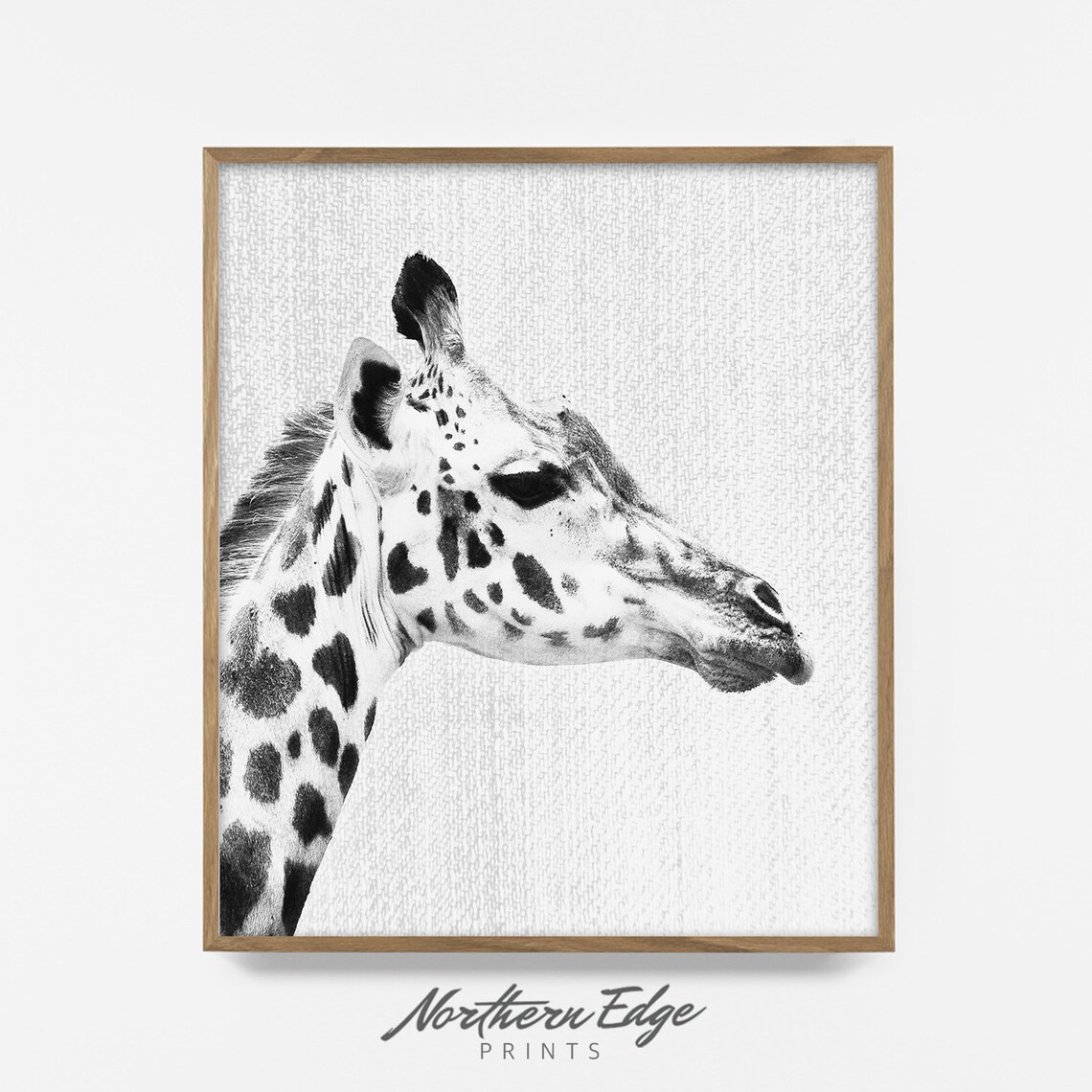 Baby Giraffe Print Printable Nursery Art Baby Animal Art - Etsy