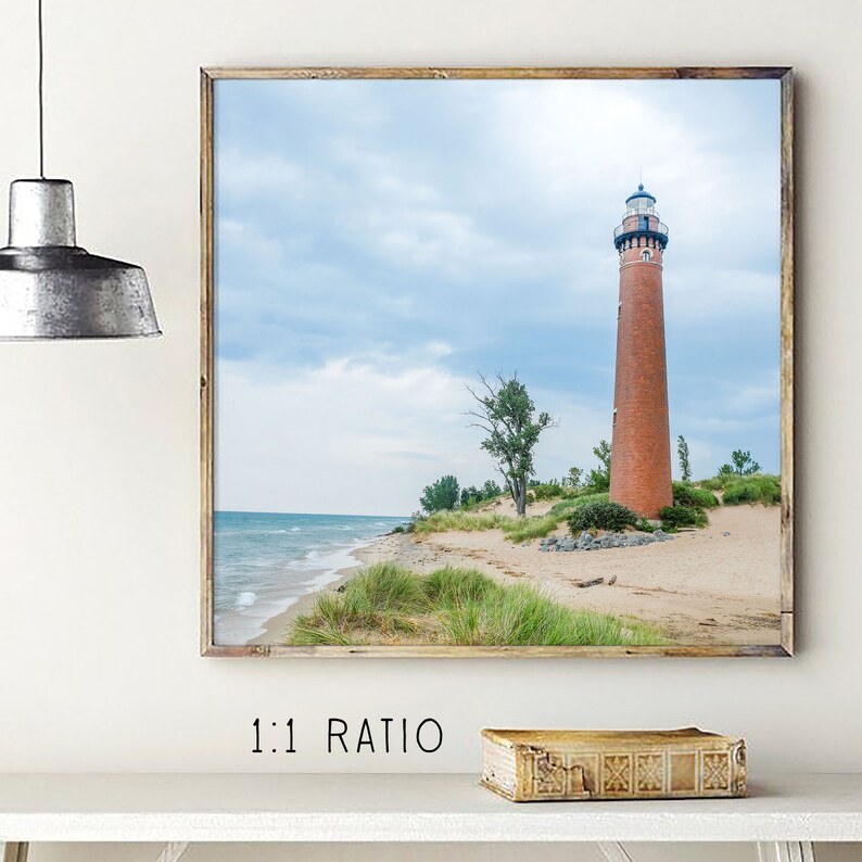 Lighthouse Print Printable Light House Coastal Print | Etsy