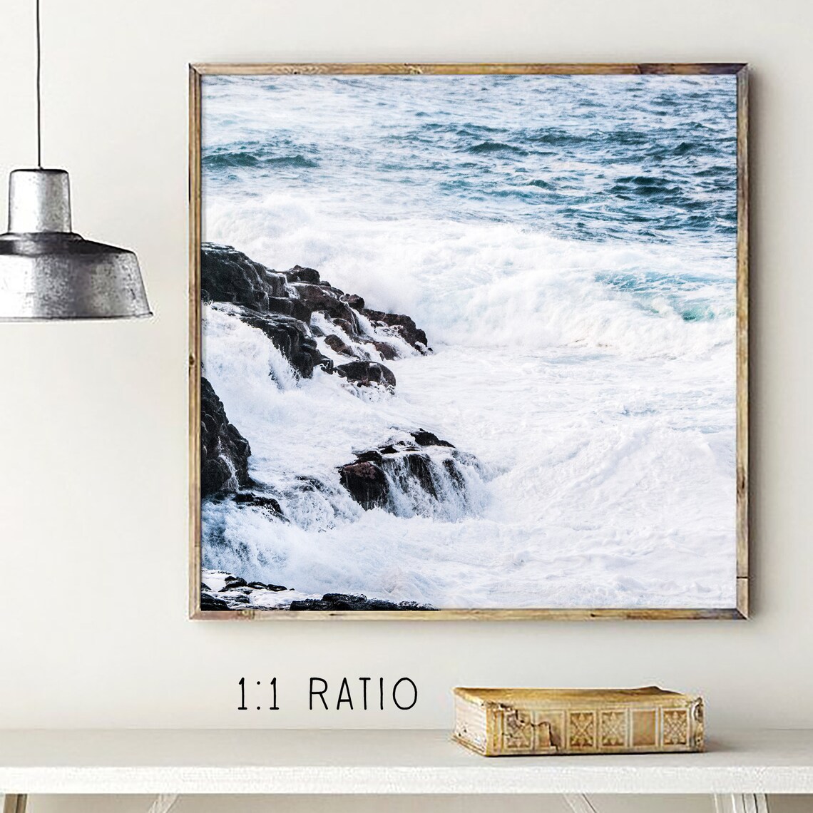 Ocean Wave Printable Wave Printable Ocean Coastal Print | Etsy