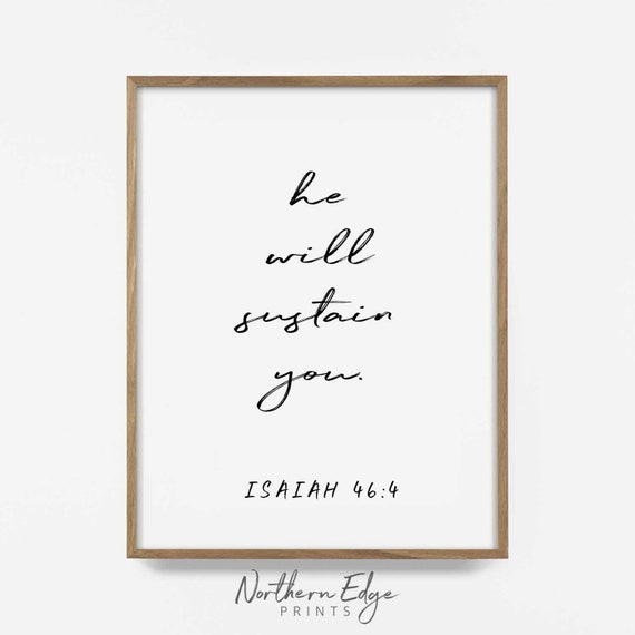 Isaiah 46:6 Print Scripture Verse Bible Print Scripture | Etsy