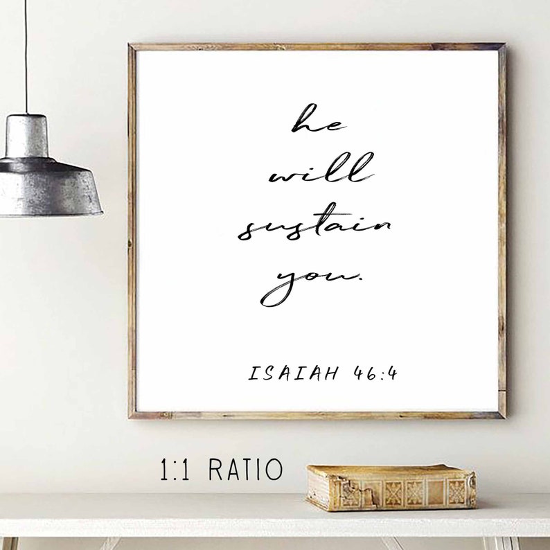 Isaiah 46:6 Print Scripture Verse Bible Print Scripture | Etsy