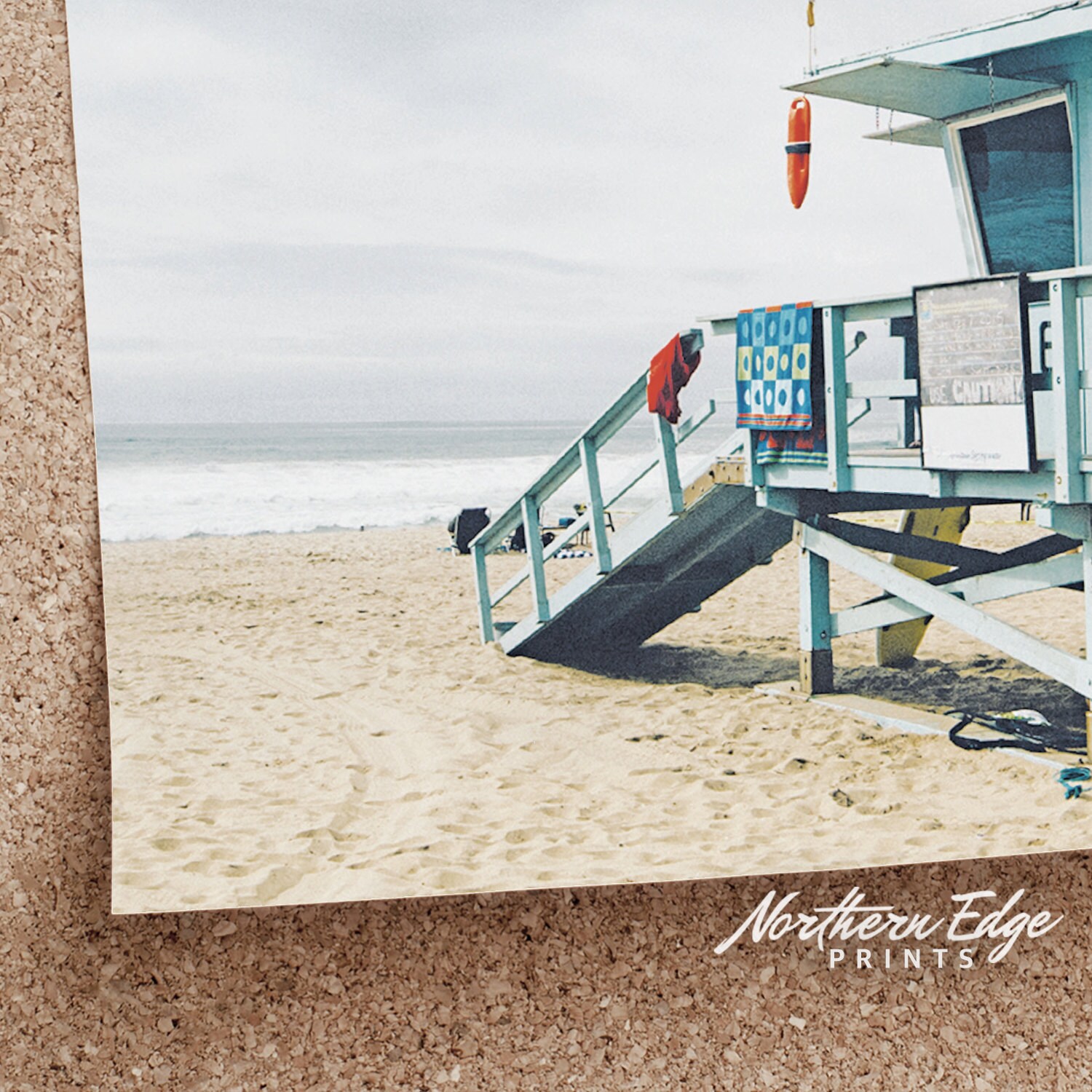 Lifeguard Station Print Lifeguard Beach Decor Boho Surf - Etsy