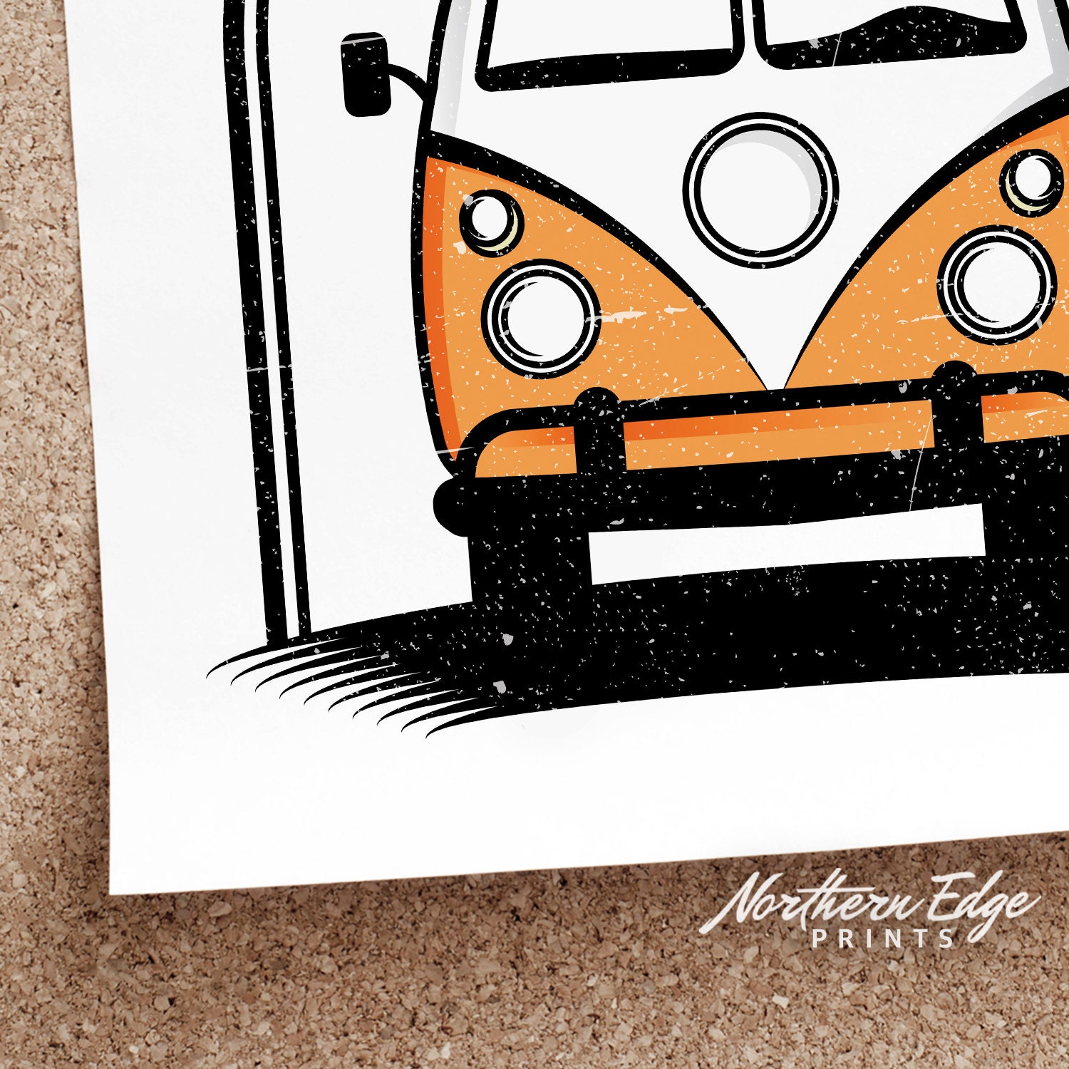 Van Life Print VW Bus Printable Van Art Bohemian Print | Etsy