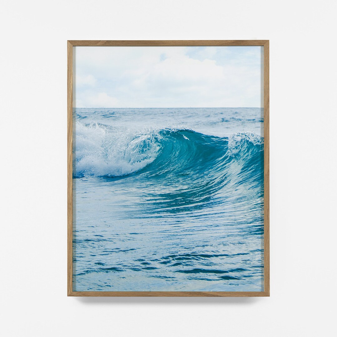 Wave Print, Wave Art, Beach Print, Beach Decor, Beach Art, Ocean Art ...