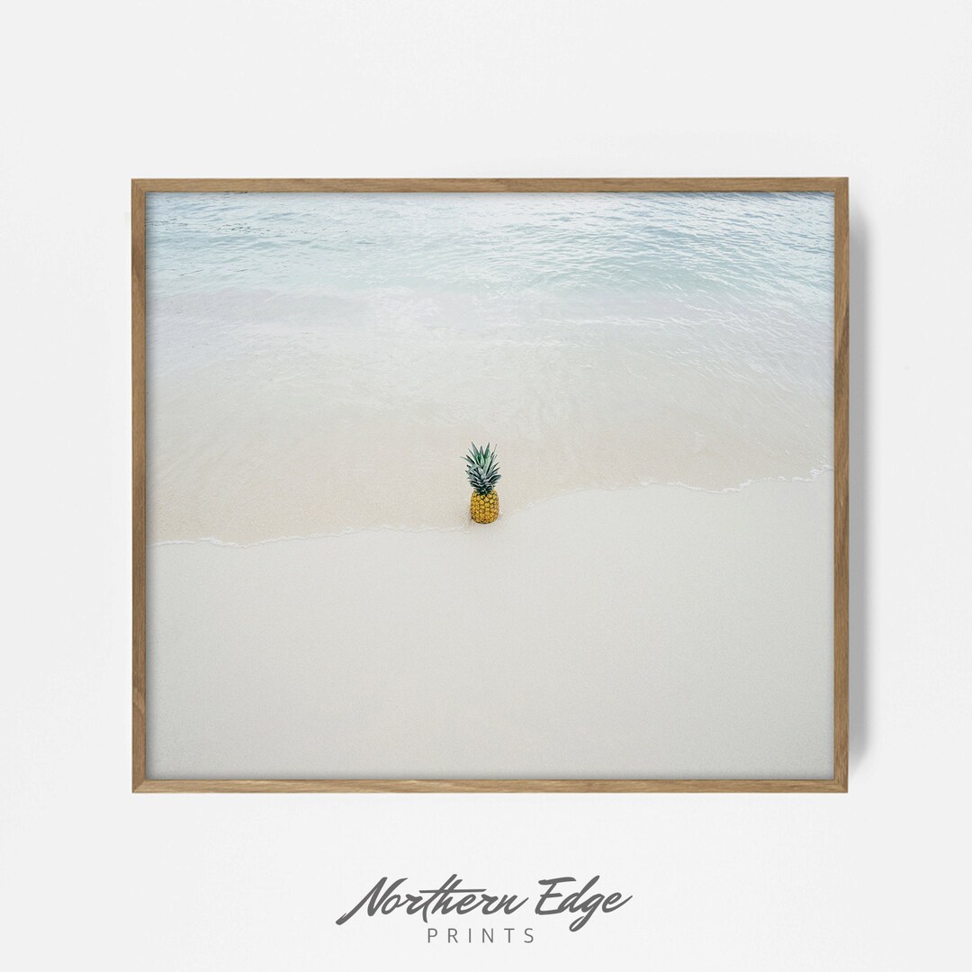 Pineapple, Printable, Photograph, Print, Poster, Summer, Beach, Shore ...