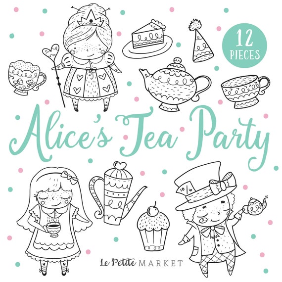 Mad Hatter Clip Art Tea Party