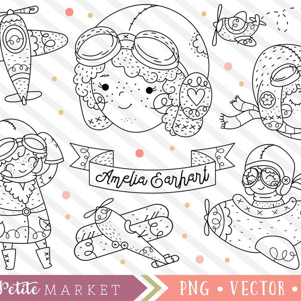 Amelia Earhart Art - Etsy