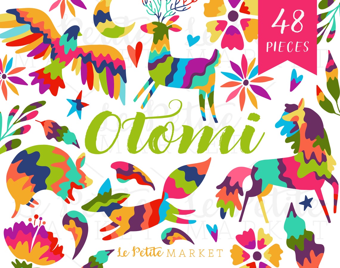 Otomi Clipart Images, Otomi Clip Art, Fiesta Clipart, Mexico, Fiesta ...