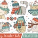 Winter Cat Clipart Images, Holiday Cat Clipart, Cute Cat Clip Art ...