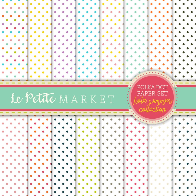 Polka Dot Background - Etsy