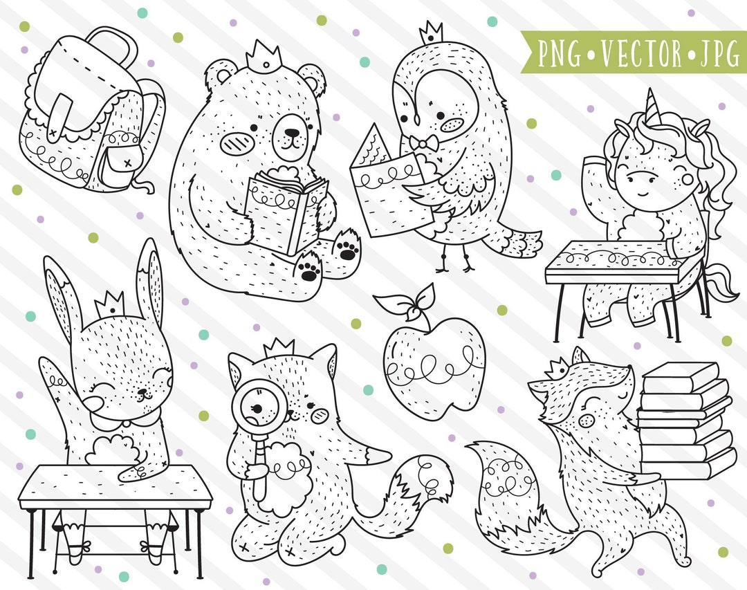 School Animal Clipart, Classroom Animals Clip Art Images, Student ...