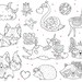 Valentine Clipart Bundle, Valentine Digital Stamps, Cute Valentine ...