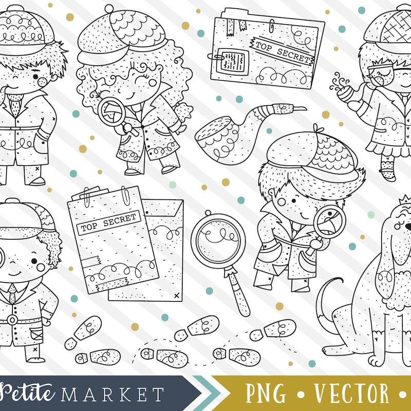 Detective Stamp - Etsy