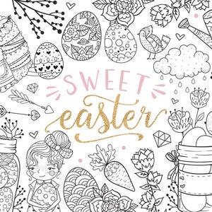 Easter Clipart Bundle Digital Instant Download, Easter Bunny Clip Art ...