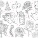 Valentine Clipart Bundle, Valentine Digital Stamps, Cute Valentine ...