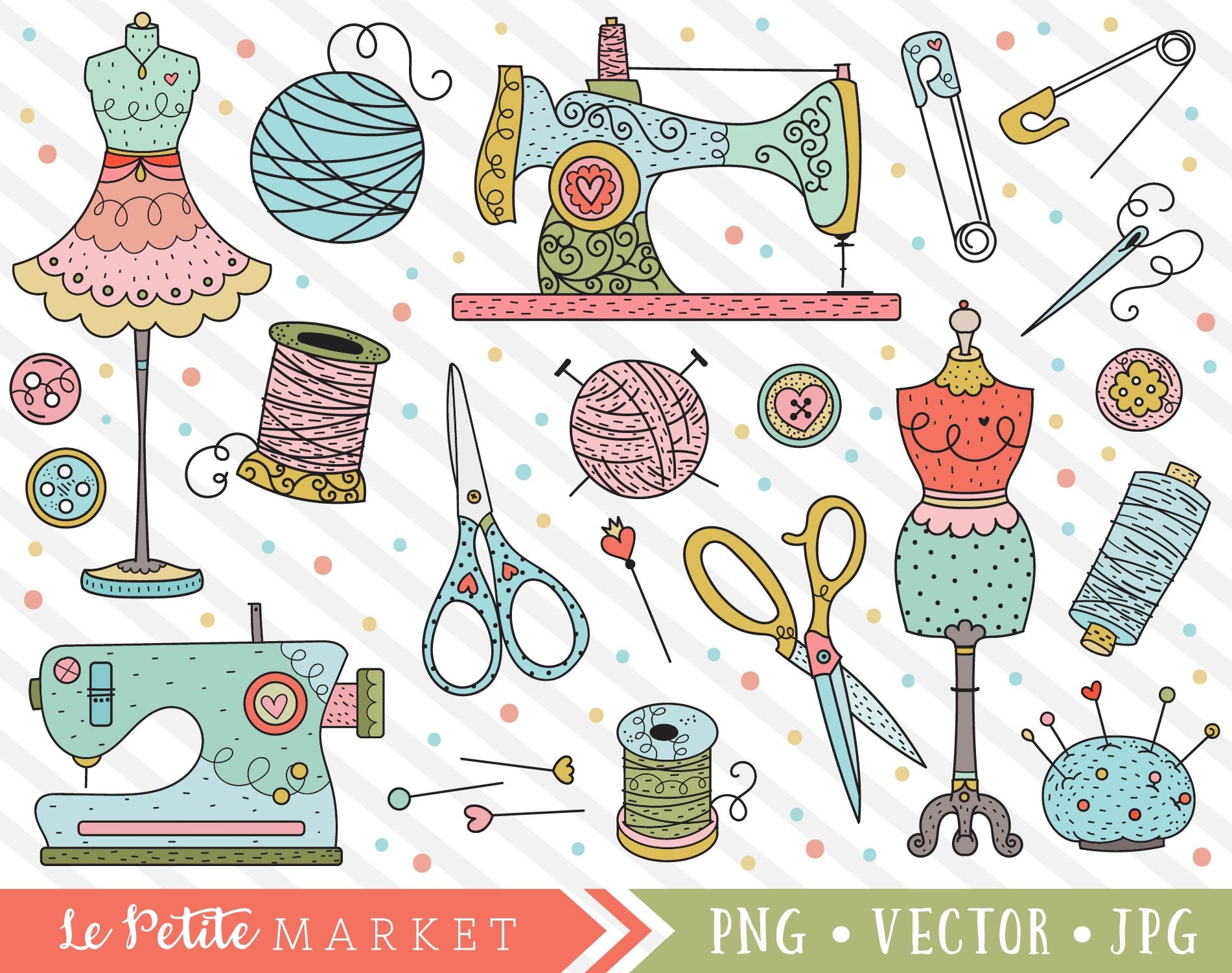 Sewing Graphics Clip Art