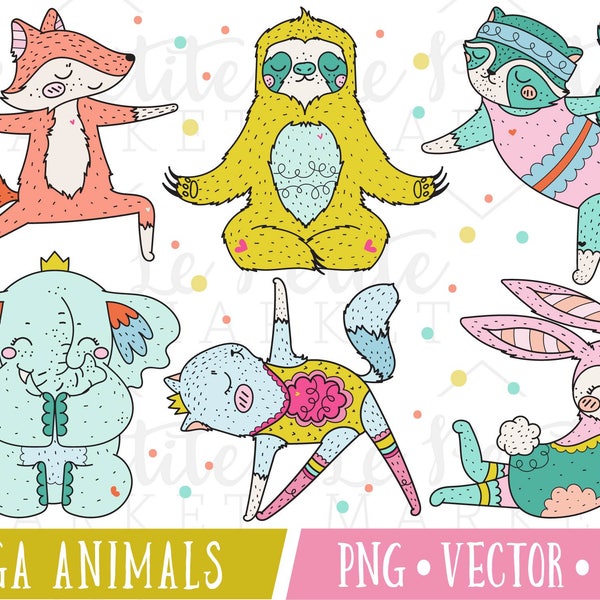 Animals Doing Yoga - Etsy
