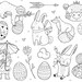 Easter Clipart Bundle Digital Instant Download, Easter Bunny Clip Art ...