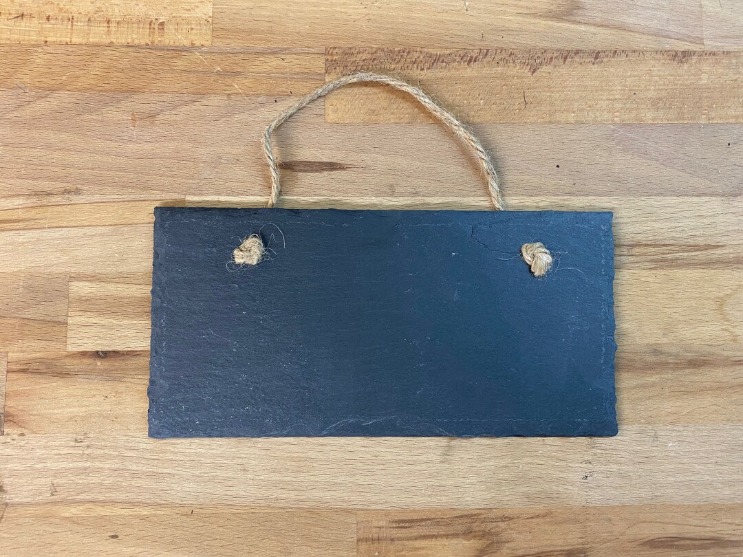 Slate Wall Plaque Wedding Sign DIY Natural Chalkboard - Etsy