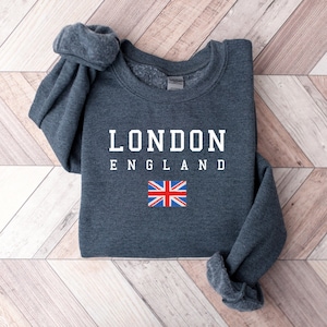 London Sweatshirt England Crewneck London Souvenir London Gift Study ...