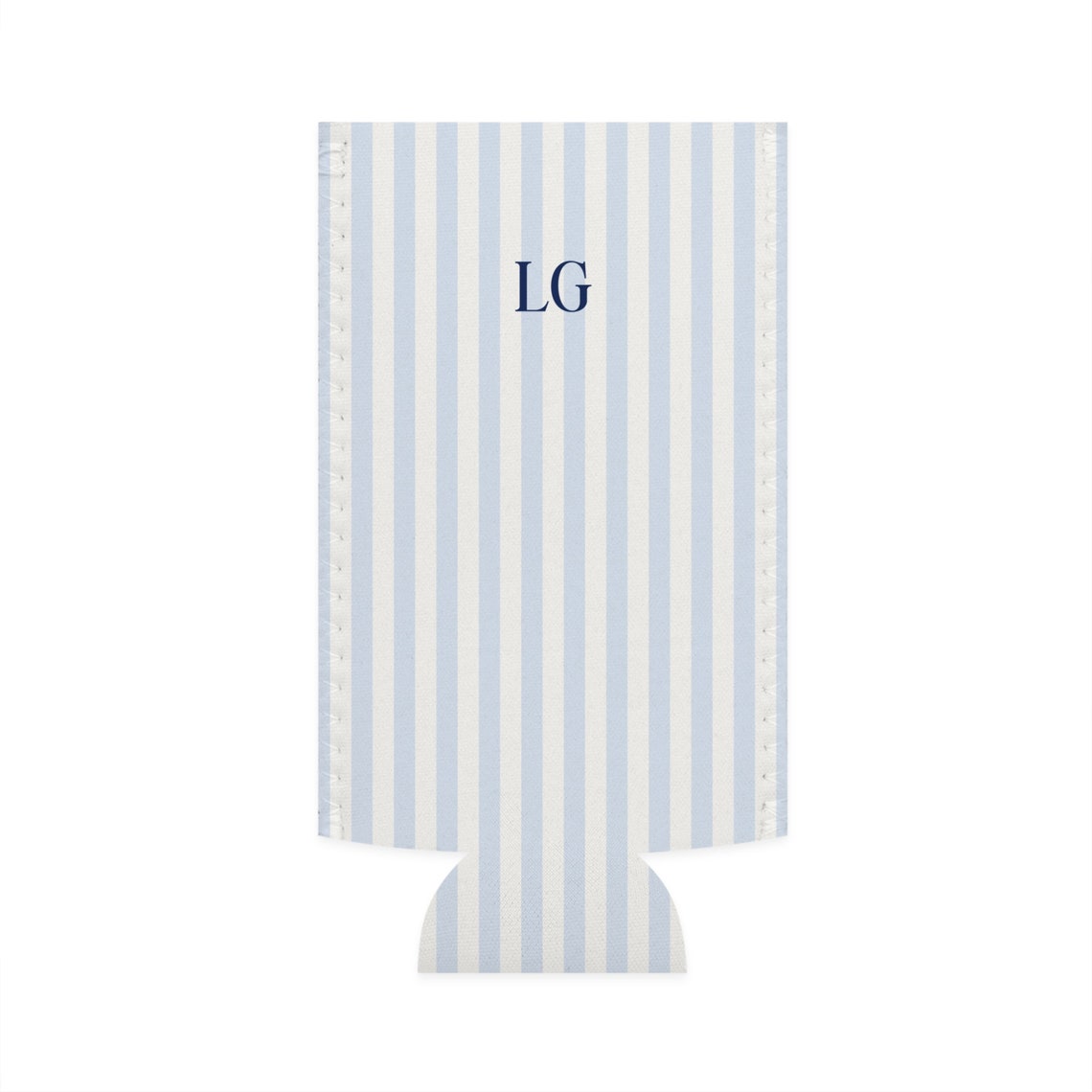 Monogrammed Slim Can Cooler Preppy Can Cooler Personalized Bachelorette ...