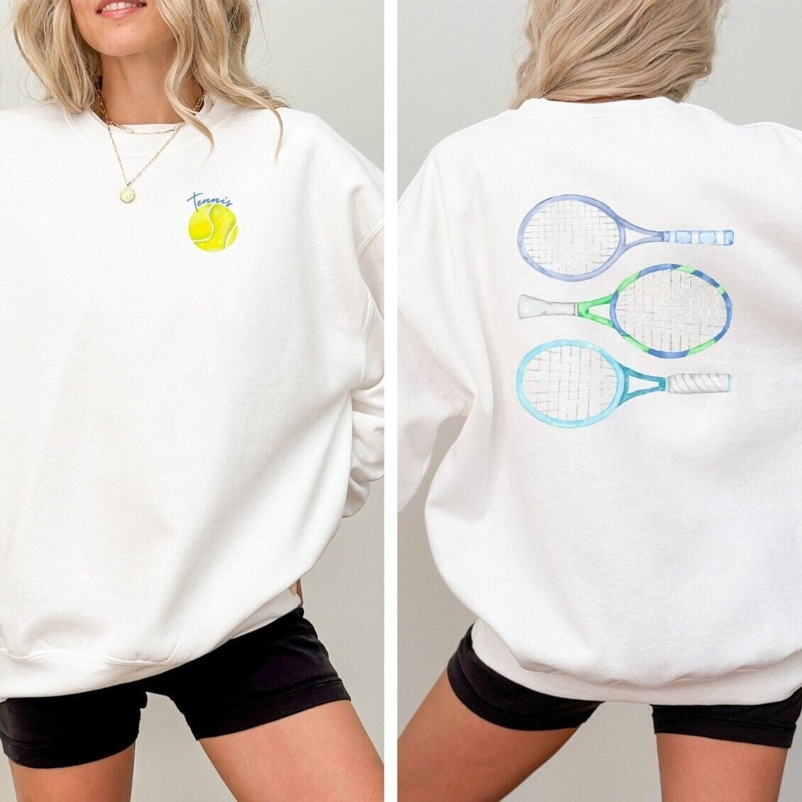 Tennis Sweatshirt for Women Tennis Gifts Women Tennis Team Sweatshirt ...