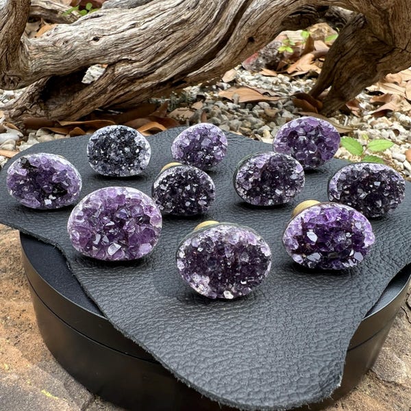 Geode Knob - Etsy