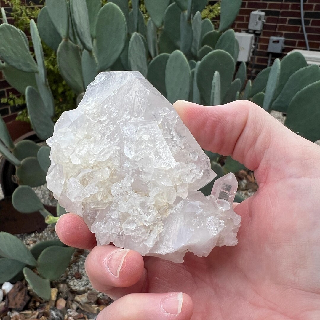 Sparkling Clear Quartz Crystal Old Soul Cluster - Crystal Collector ...
