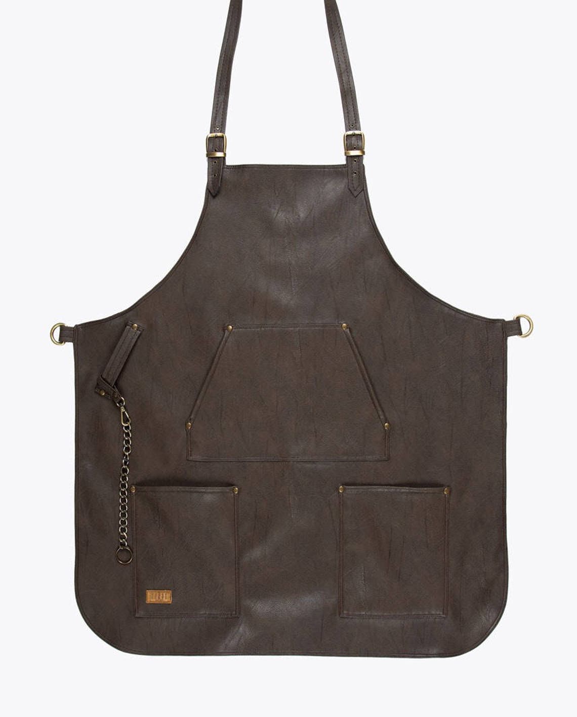 Gladiator Dark Brown Apron - Etsy