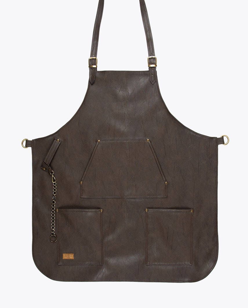Gladiator Dark Brown Apron - Etsy