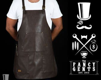 Gladiator Chocolate Brown Apron | Etsy