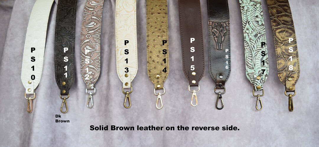 Purse Strap 2" Wide, Leather Bag Strap, in Stock and Ready to Ship ...